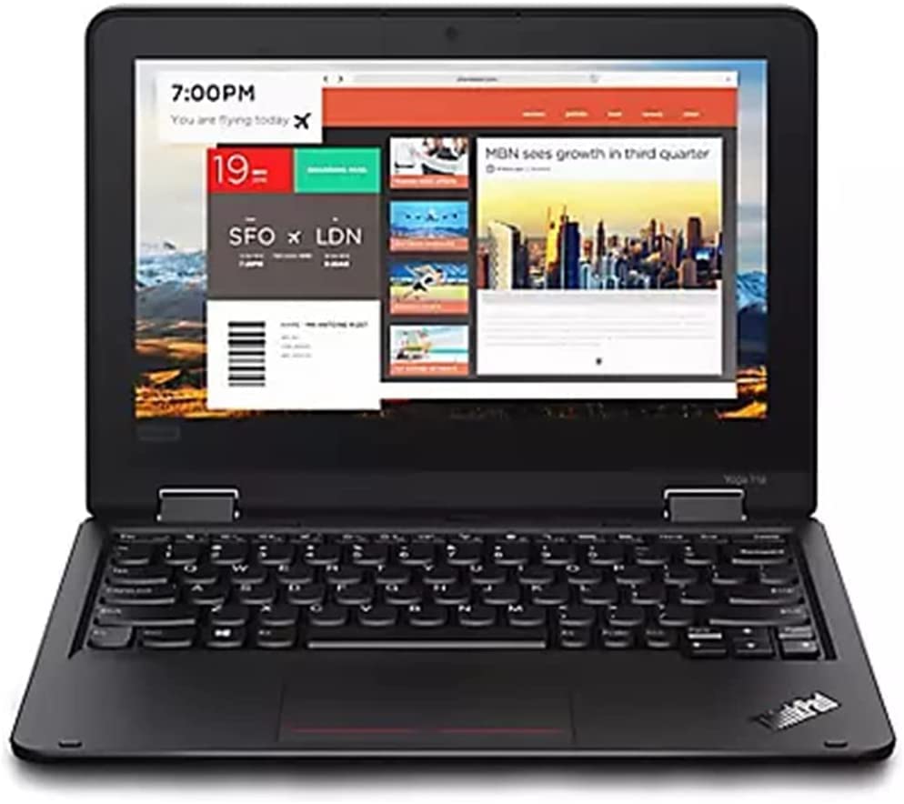 Lenovo ThinkPad Yoga 11E 2-in-1 11.6'' HD Touchscreen Laptop PC, Intel Celeron N4120 Processor, 4GB RAM, 128GB SSD, Webcam, Stereo Speakers, USB-C, HDMI, WiFi, Windows 10 Pro + Accessories