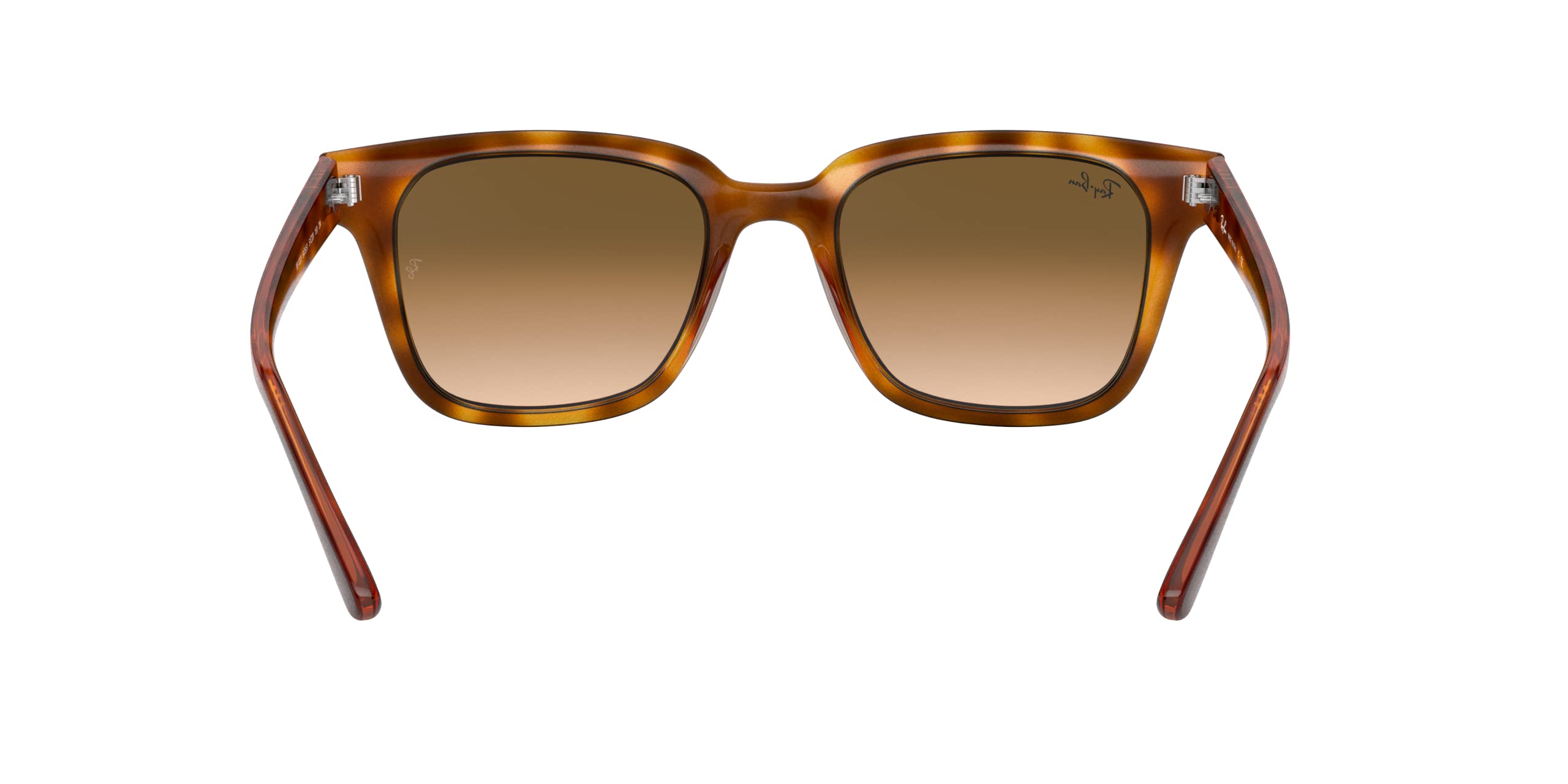 Ray-Ban Rb4323 Square Sunglasses, Yellow Light Havana/Clear Gradient Brown, 51 mm