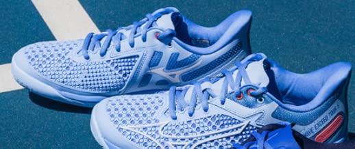 Mizuno Women's Tennis Shoe, Dutch Canal-White, 7