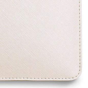 KATIE LOXTON Mother Of The Bride Medium Vegan Leather Clutch Bridal Perfect Pouch Metallic Gold