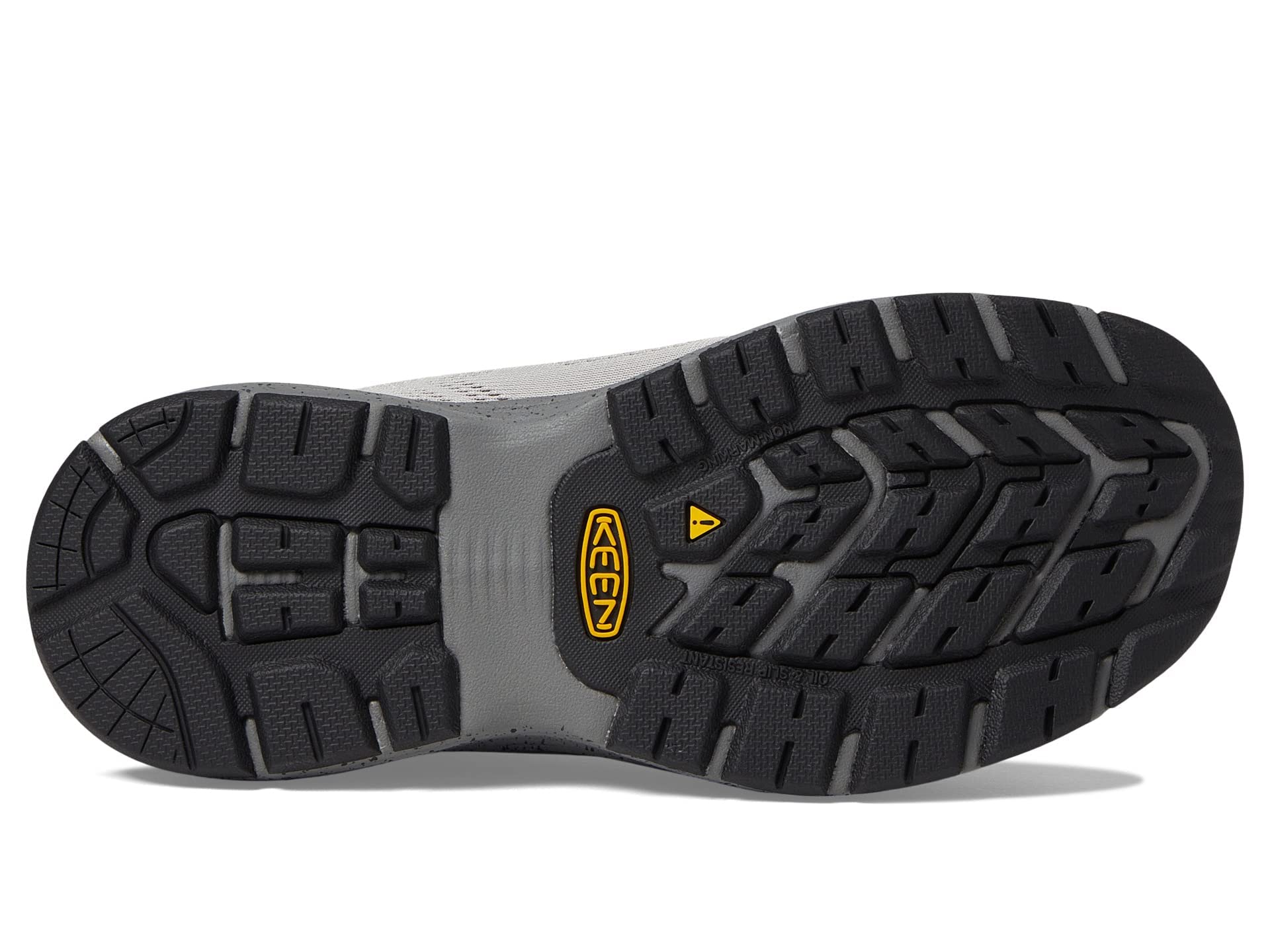 KEEN Utility Women's Sparta 2 Low Height Alloy Toe ESD Industrial Work Shoes, Drizzle/Papaya, 9 Wide