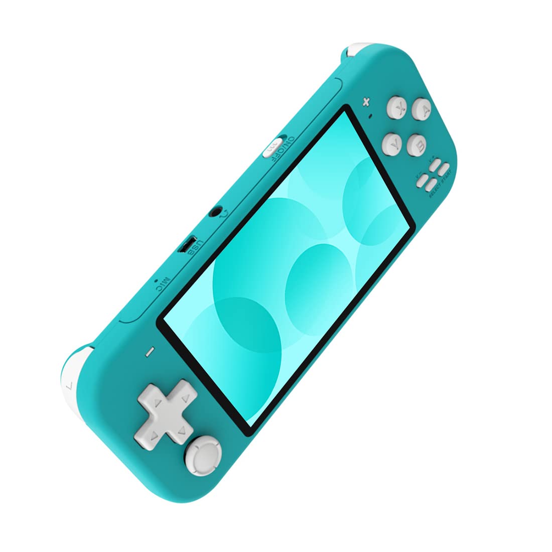 Powkiddy X20 Mini Handheld Game Console with Built-in 2000 Games (Green)