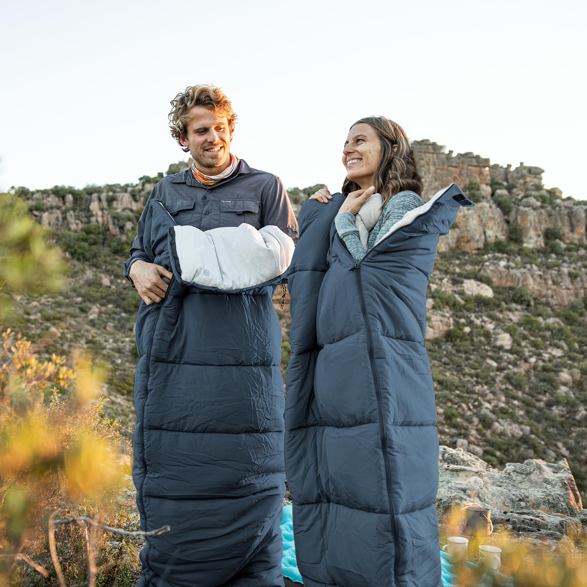 Naturehike Ultralight Rectangular Sleeping Bag Lightweight Portable Envelope Sleeping Bag for 3 Season Traveling, Camping, Hiking