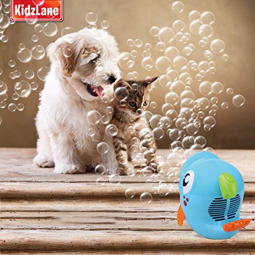 Kidzlane Bubble Maker Machine for Kids - Big Bubbles Speed Blower for Toddler's Outdoor Party Play - Makes 500 to 1000 per Minute (Bubble Dolphin)