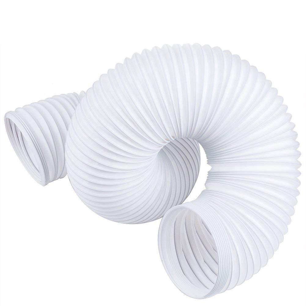 Kodiak Supplies Exhaust Hose for Portable Air Conditioner – 6” Diameter &. 80” Length – Flexible Counter-Clockwise Exhaust Hose for Replacement
