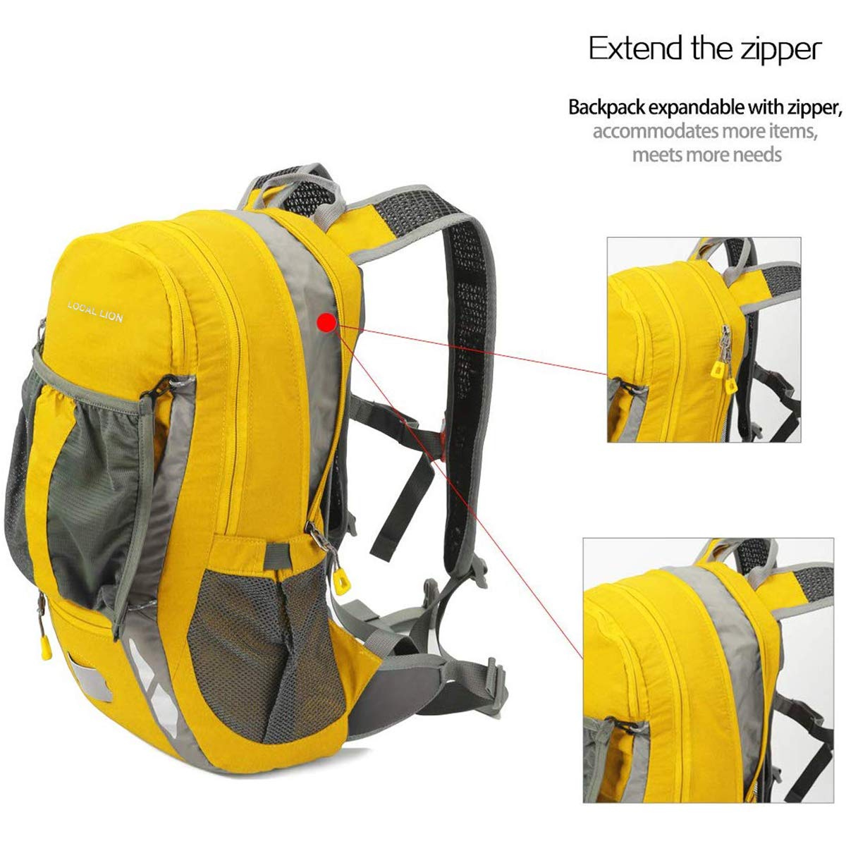 LOCAL LION 20L Hiking Daypack Ultralight Bike Rucksack Backpack Outdoor Sports Daypack