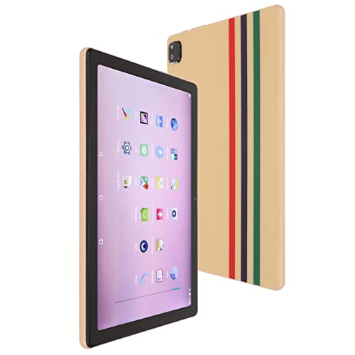 Tablet, 5G WiFi Dual Band 100240V 10 Inch IPS Screen 6G RAM 256G ROM Octa Core Processor 10 Inch Tablet for Travel for Home (US Plug)