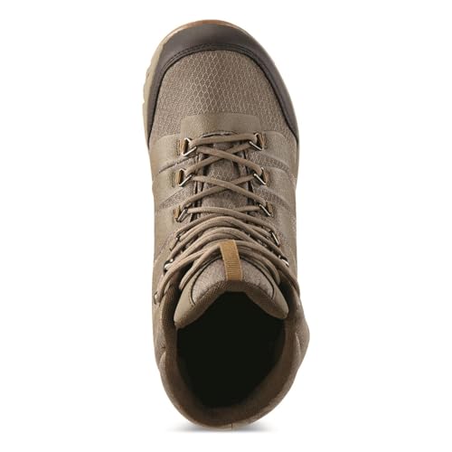 Northside Mens Hargrove Mid Waterproof Hiking Boot - Ripstop Nylon Upper Toe and Heel Reinforcements Rubber Traction Outsole Hiking Boots for Men