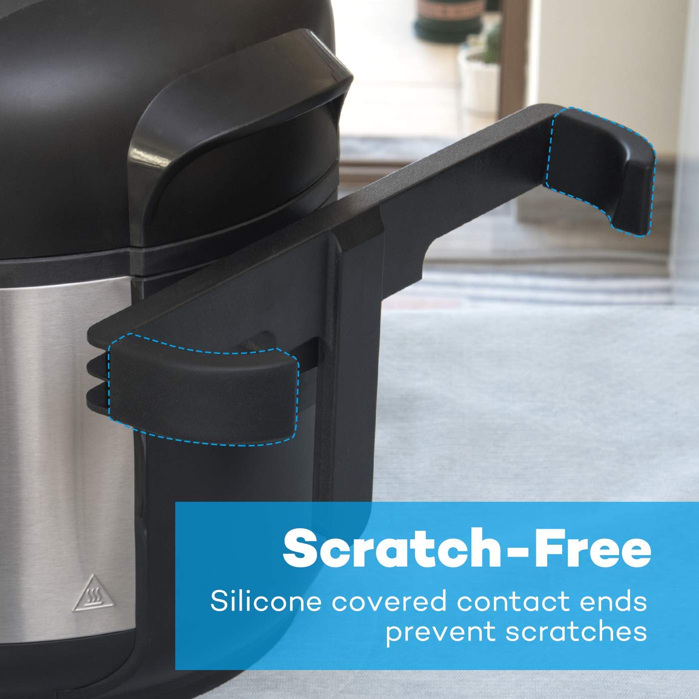 Lid Stand Lid Holder Accessories Compatible with Ninja Foodi Pressure Cooker and Air Fryer 6.5 Quart and 8 Quart, By Sicheer