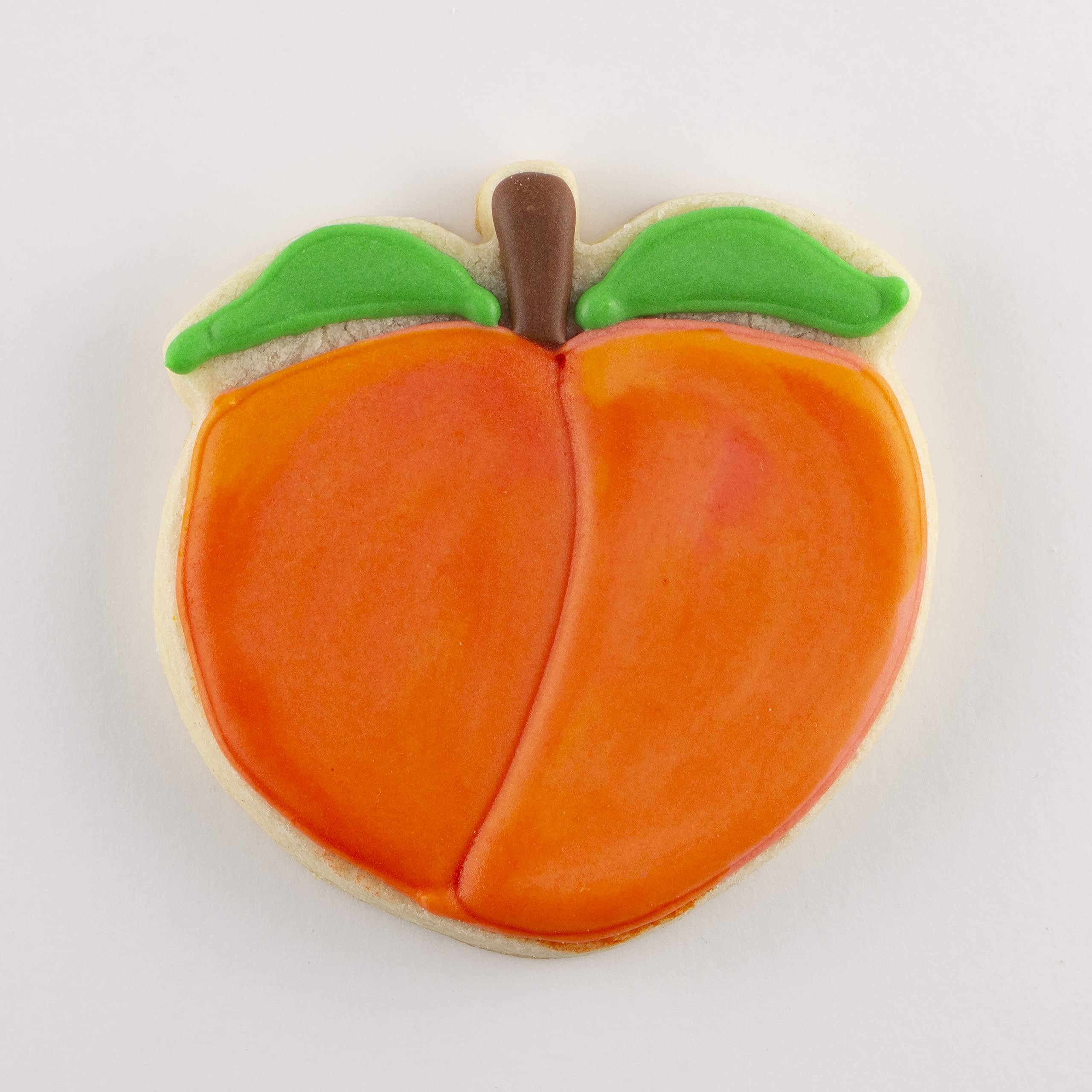 Peach Cookie Cutter, 3.25" Made in USA by Ann Clark