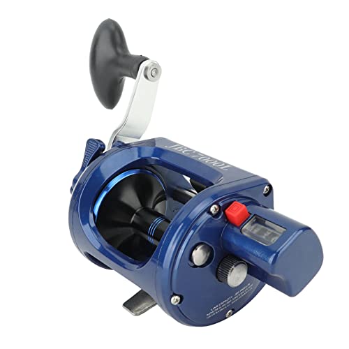 Vbestlife Baitcasting Fishing Reel, Round Baitcaster Reel Smooth Powerful Saltwater Inshore Surf Trolling Reel (JBC9000L)