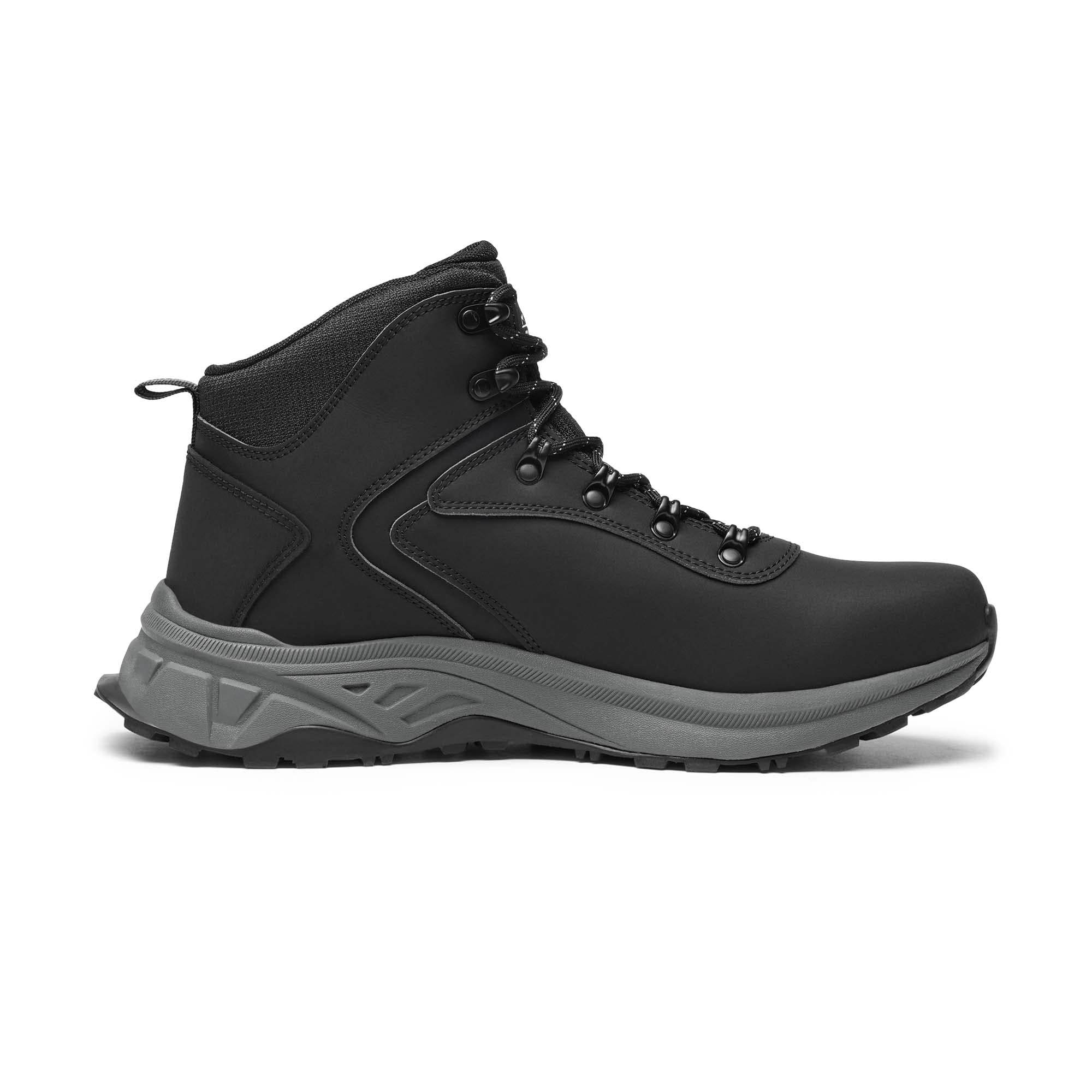 NORTIV 8 Mens Waterproof Hiking Boots Outdoor Trekking Mid Backpacking Mountaineering Shoes,Size 12 Black SNHB238M