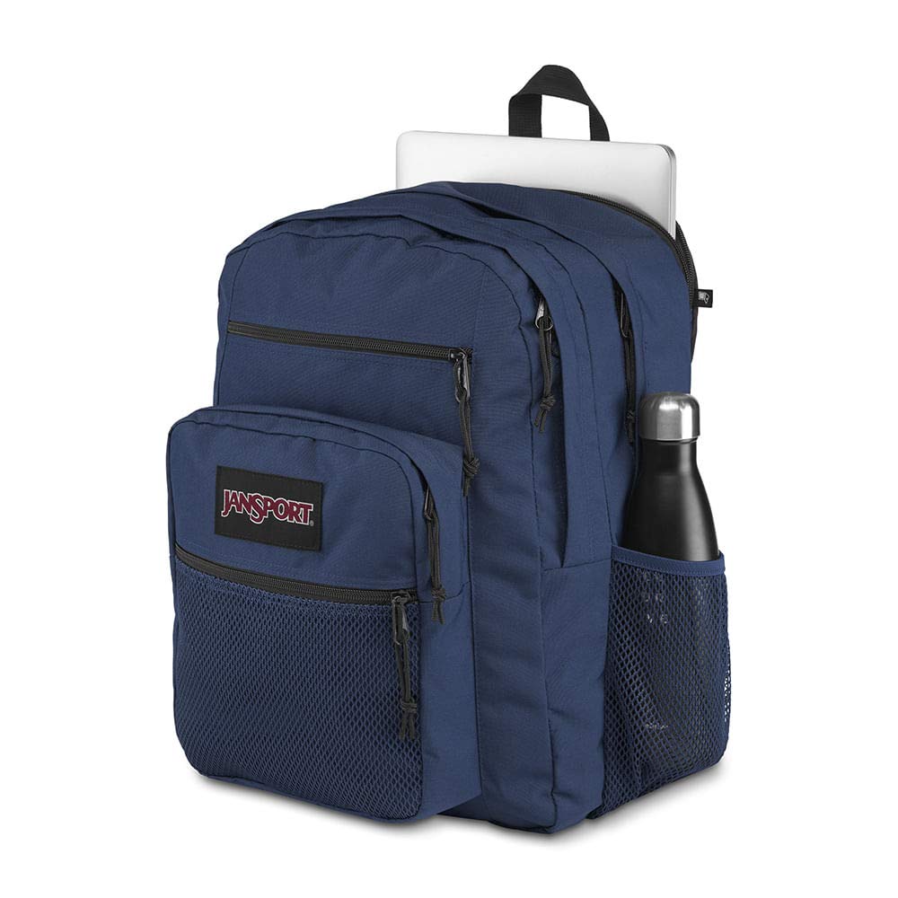 JanSport Big Campus Backpack - Lightweight 15-inch Laptop Bag, Navy