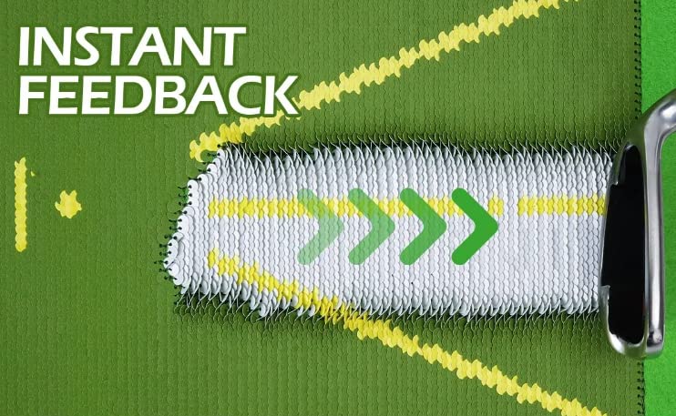 Premium Mini Golf Training Mat for Swing Detection Path Feedback Batting Portable Practice Correct Hitting Posture Aids