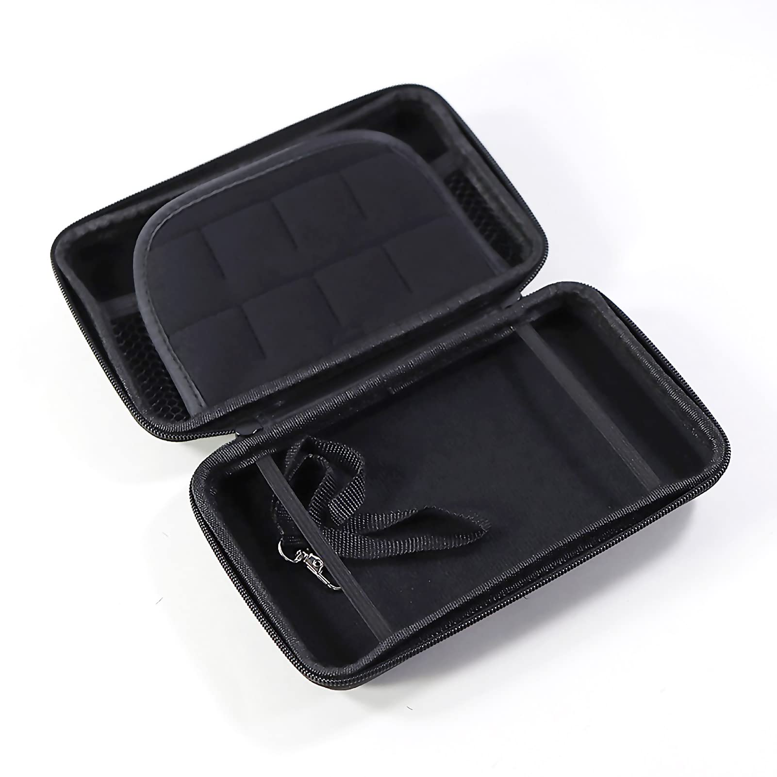 New2DSXL Hard Carrying Case Storage Bag Red Replacement, Compatible with for Nintendo New 2DS New2DS XL LL 2DSLL Handheld Console, New Anti-Shock EVA Protection Carry Pouch Accessories