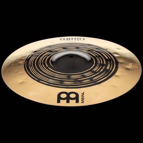 Meinl Cymbals Classics Custom Dual 16" Crash Cymbal for Drum Set, Dark/Brilliant β Made in Germany β B12 Bronze, 2-Year Warranty, (CC16DUC)
