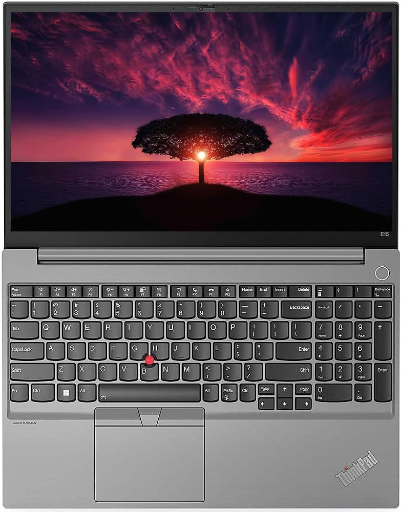 Lenovo ThinkPad E15 Gen 4 Business Laptop, 15.6 Inch IPS Full HD Display, Intel Core i5-1235U Processor, Windows 11 Pro, 24GB RAM, 1TB SSD, Thunderbolt 4, Long Battery Life, Space Gray, PCM