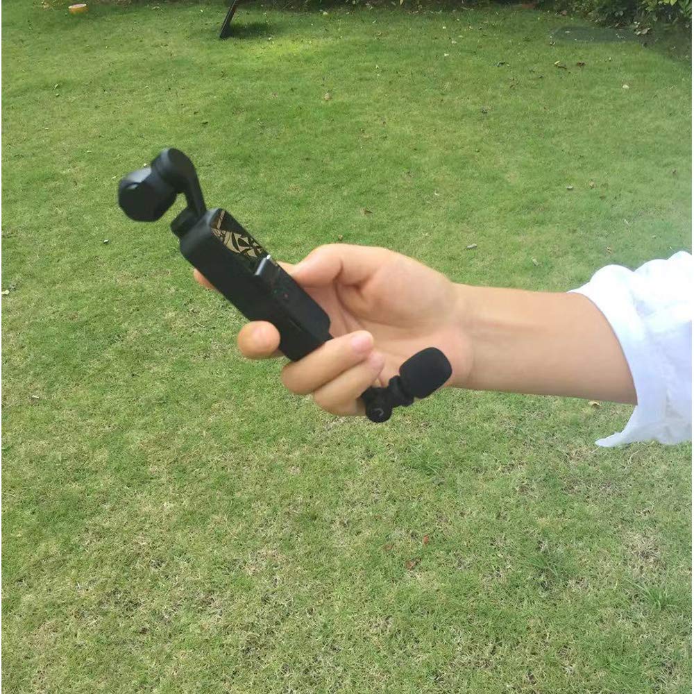 LUCKYBIRD 3.5mm Mini TRS Omnidirectional Microphone SR-XM1 Plug and Play Mic Designed for DJI OSMO Action,Action 2, Pocket,Pocket 2 & Gopro Series Cameras with 3.5mm TRS USB Reader