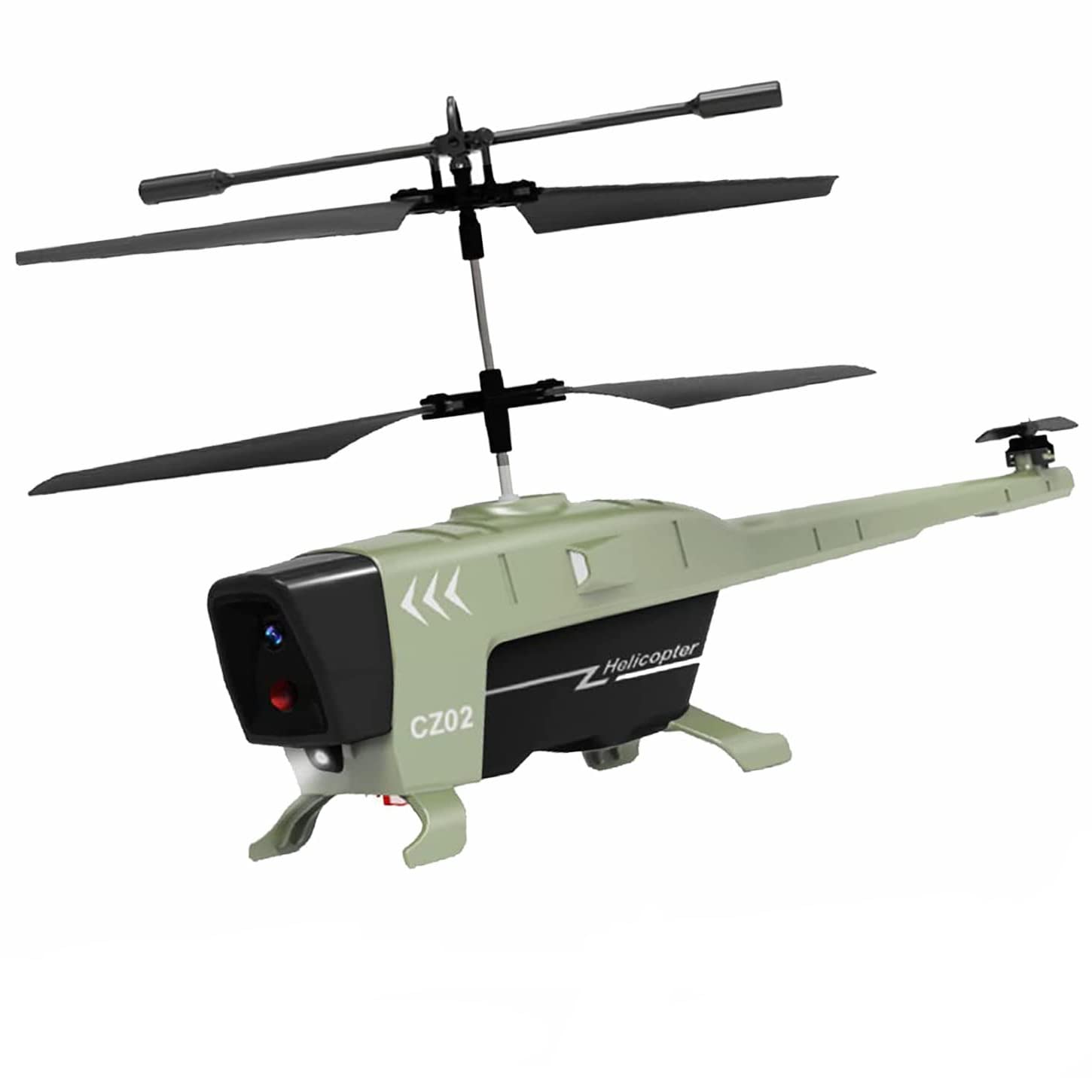 RC Helicopter Toys for Kids, Induction Obstacle Avoidance Helicopter, Remote Control Helicopter for Adults, One Key Take Off/Landing, Auto-Hovering, Helicopter Gift for Boys Girls (Green)