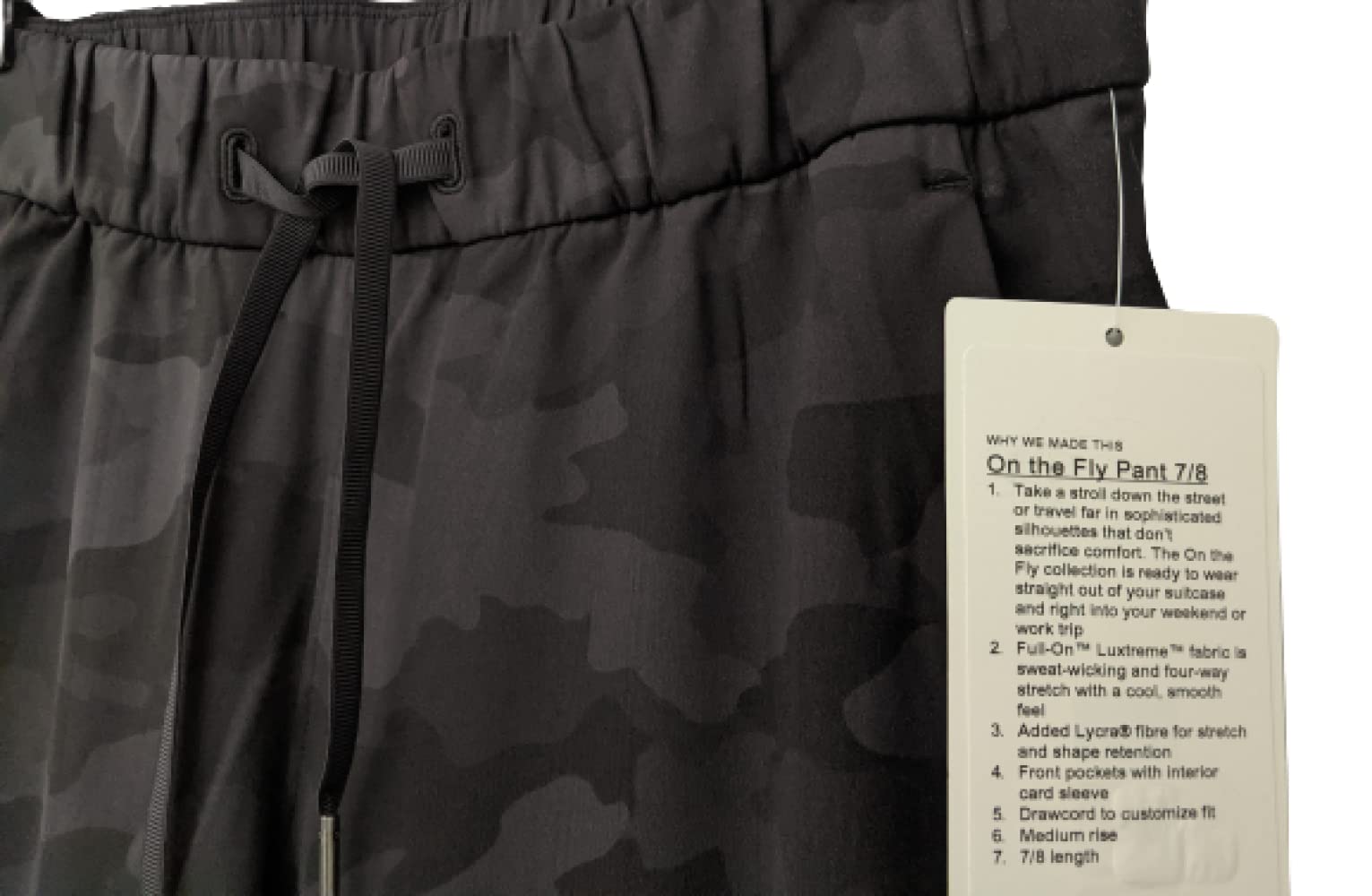 Lululemon On The Fly 7/8 Pant (Luxtreme)