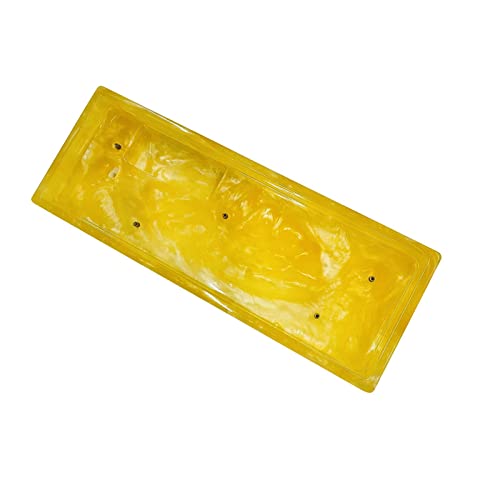 Ronyme Resin Keyboard Case DIY Keyboard Shell for Anne Pro2 Mechanical Gaming Keyboard Made Resin Materials, Yellow