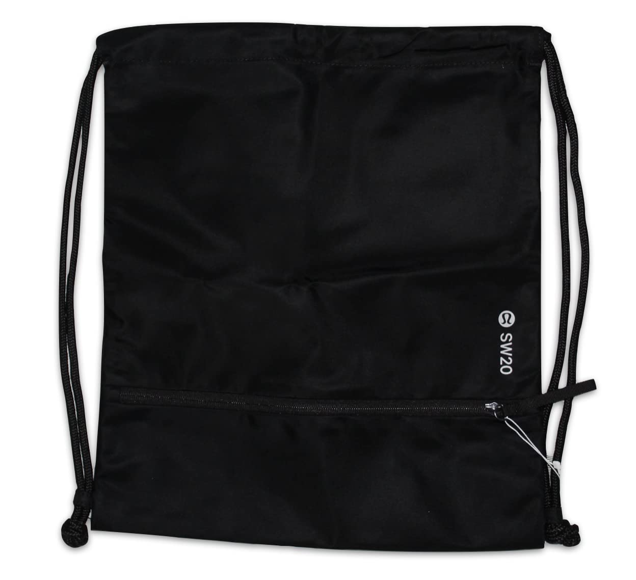Lululemon Seawheeze Cinch Bag Pack Black SW20 One Size LW9CQ8S