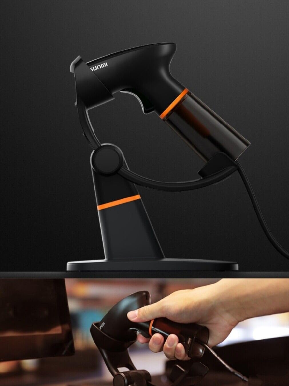 SUNMI NS021 Handhold Barcode Reader USB Laser Automatic 1D 2D Code Scanner/Stand