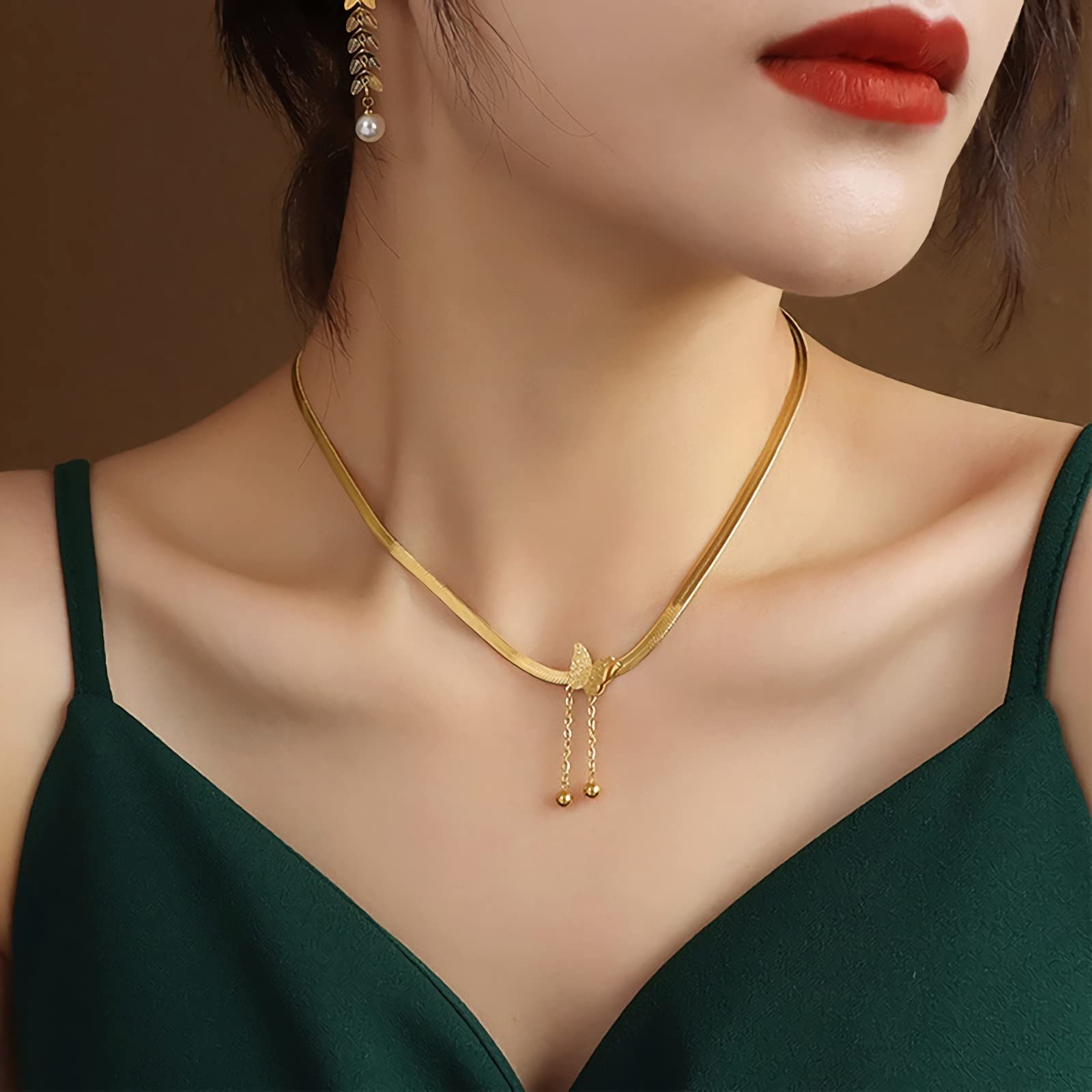 Necklaces for Women,Butterfly Necklace