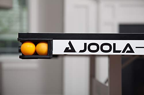 JOOLA Rally TL - Professional MDF Indoor Table Tennis Table w/ Quick Clamp Ping Pong Net & Post Set - 10 Minute Easy Assembly - Corner Ball Holders - Ping Pong Table w/ Playback Mode,