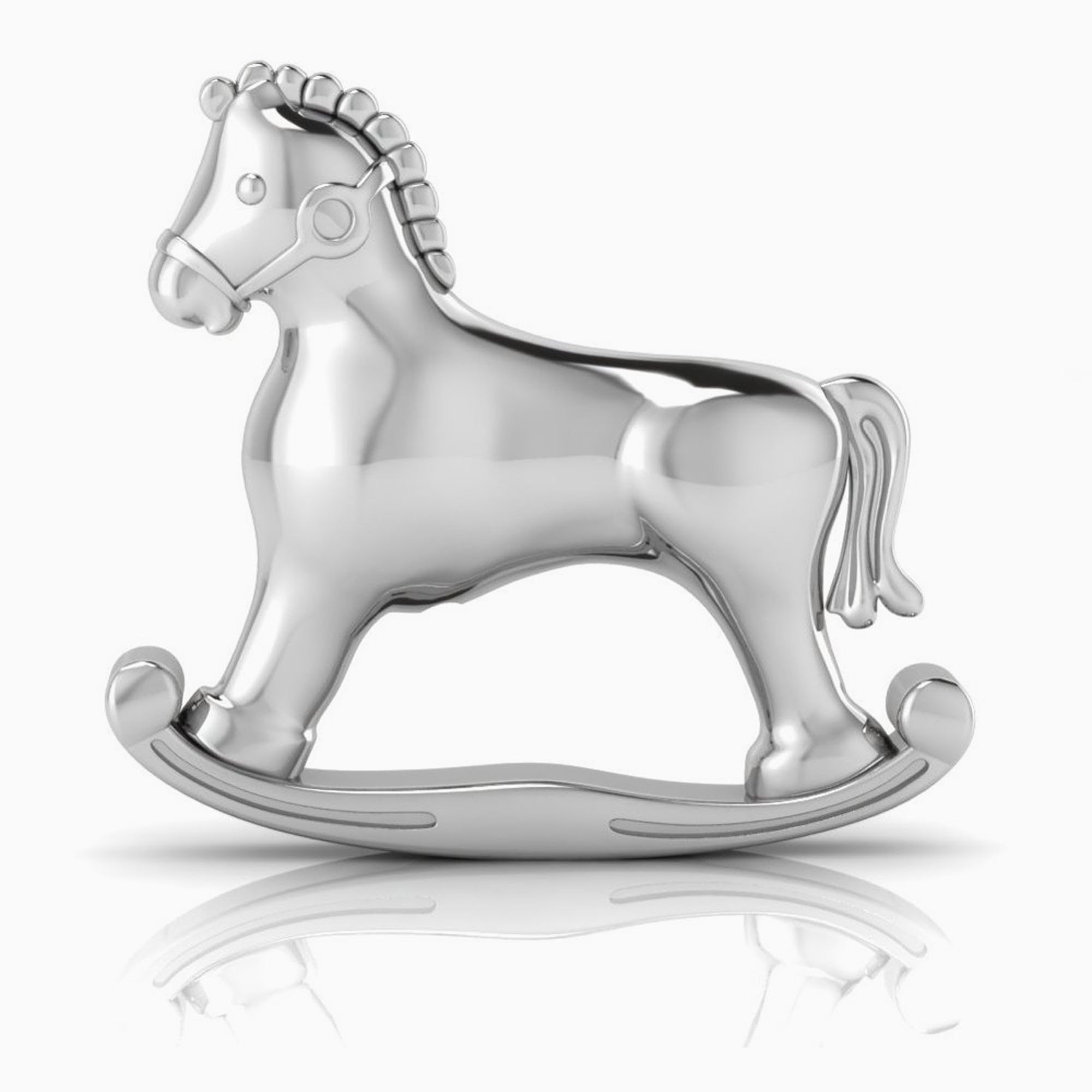 Krysaliis Baby Silver Plated Horse Rattle