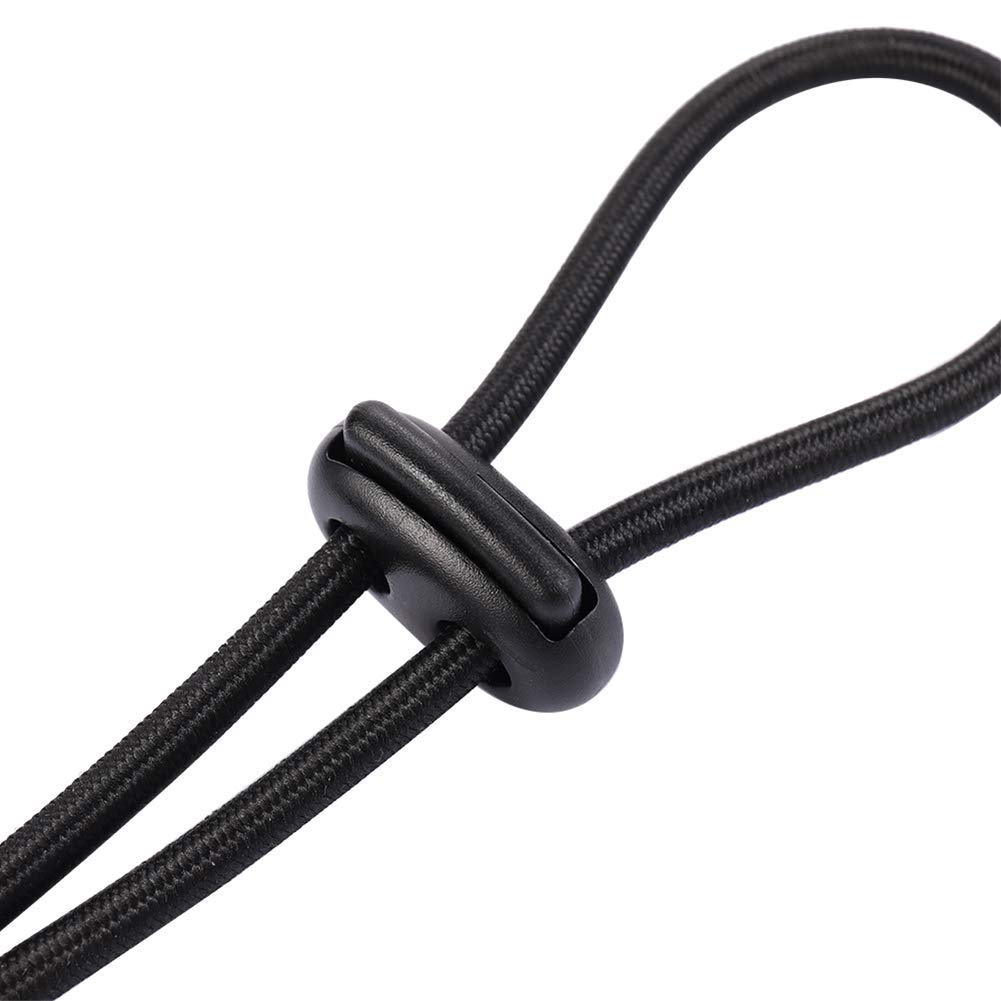 Kayak Paddle Leash, 2pcs Fishing d Safety Lanyard Cycling Canoe with Snap Hook Stretch Bungee Adjustable Strap Surfing Wing Survival sy Install Surfboard