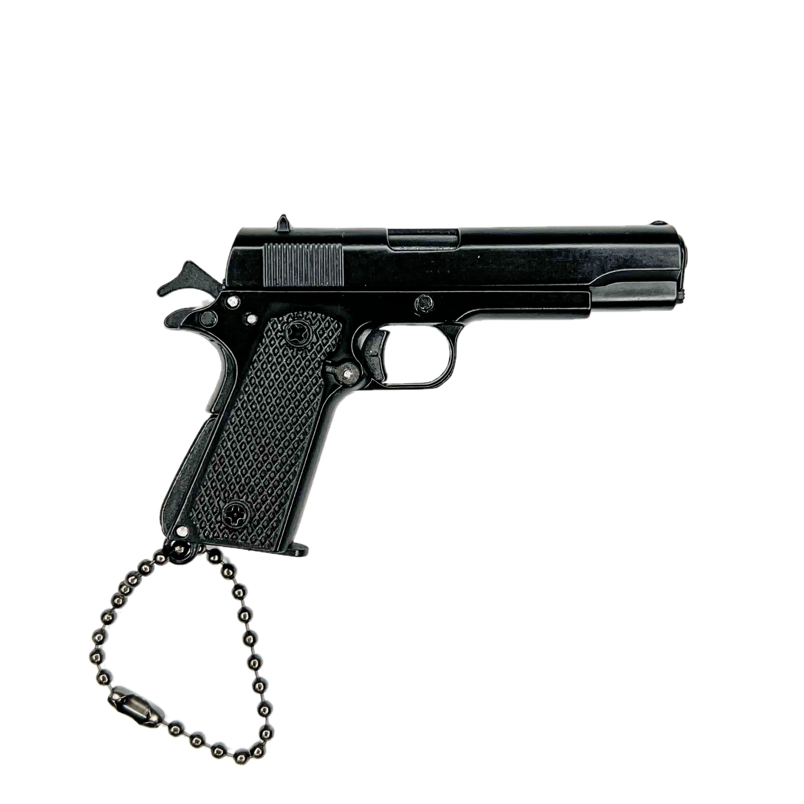 Mini GUN Keychain With MODEL BULLETS 1911 Gun, Tactical Pistol, Mini Key Chain Gun, 1911 Pistol (Black)