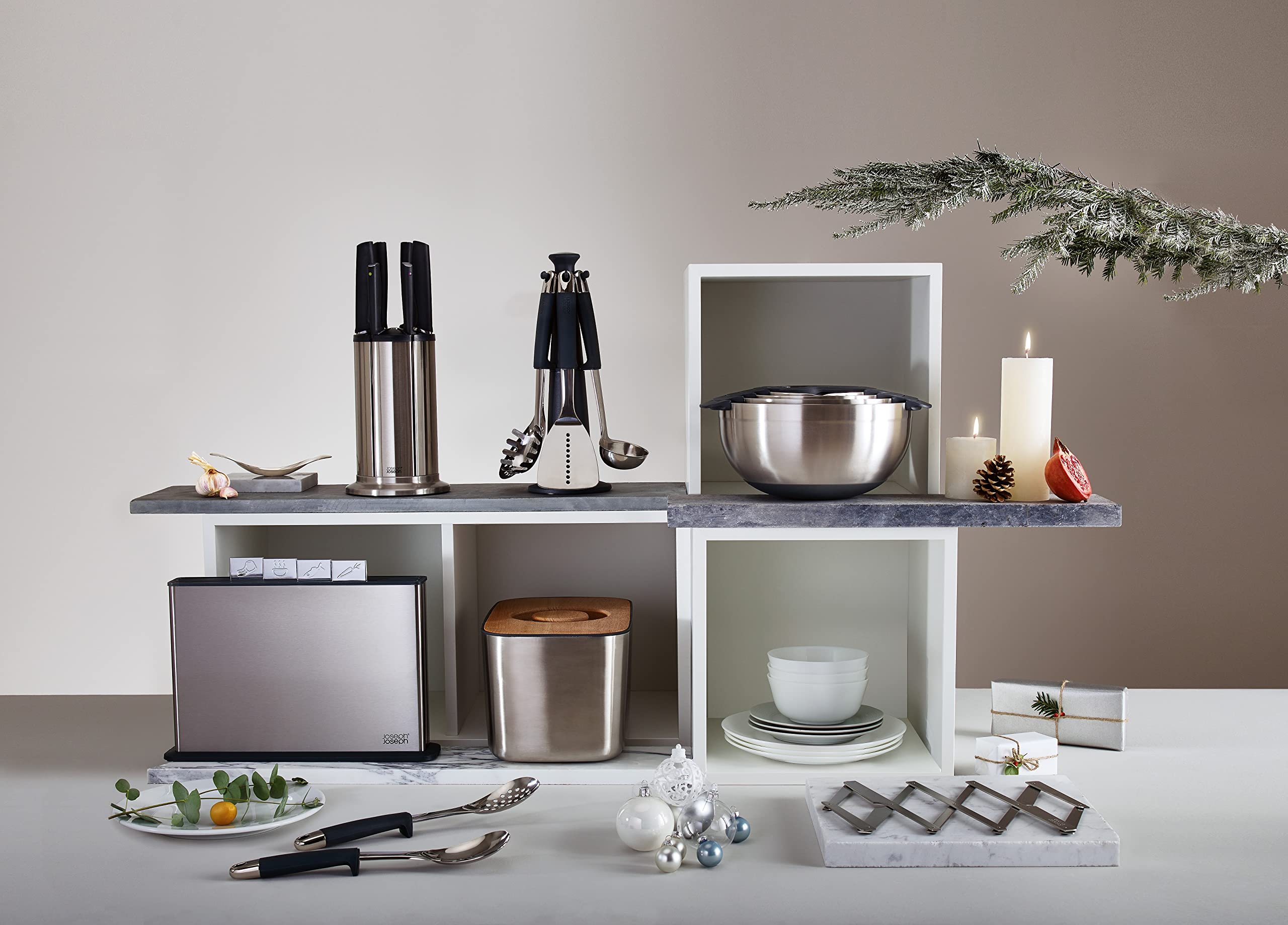 Joseph Joseph 100 Collection Elevate Carousel Set - Stainless Steel, 6 piece