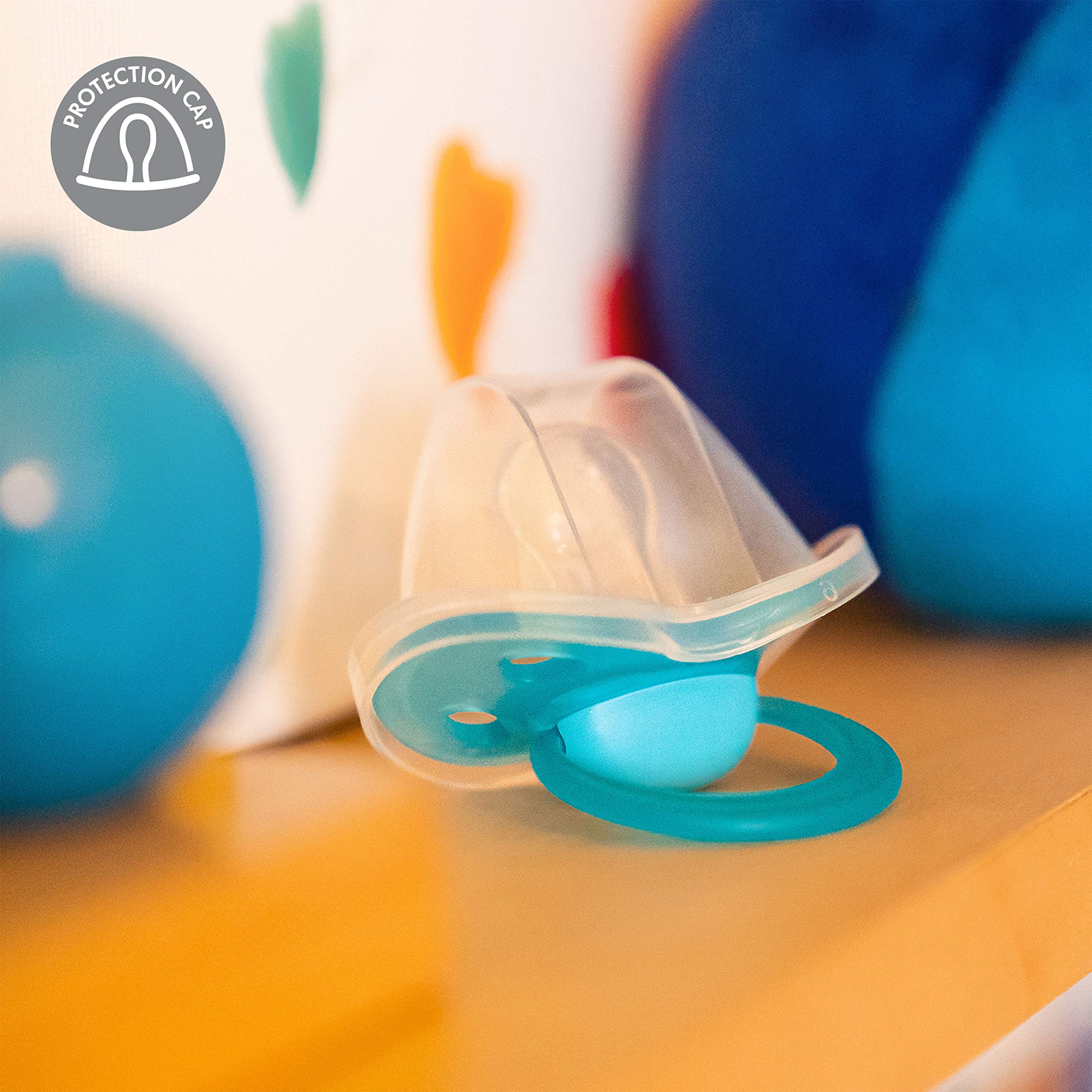 Medela Baby Pacifier | 0-6 Months | BPA-Free | Lightweight & Orthodontic | 2-Pack | Pastel Grey and Neutral