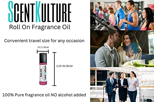 ScentKulture Perfume Roll On Oil | Blue Rush | Inspired by Light Blue | Vegan & Cruelty Free | Handcrafted in the USA (10ml)