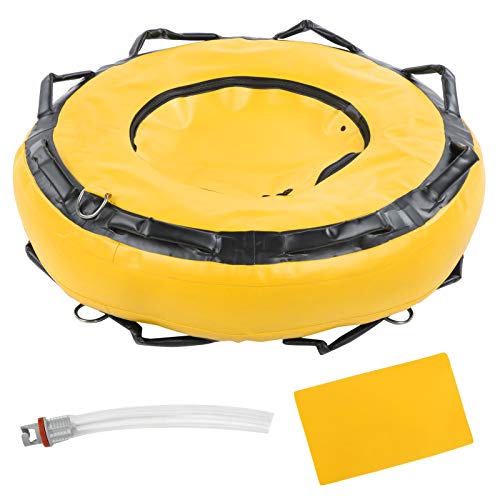 LZKW Float Buoy Diving Buoy, Dive Float Signal Marker Training Buoy, 1000D for Diving Water Sports(Yellow)