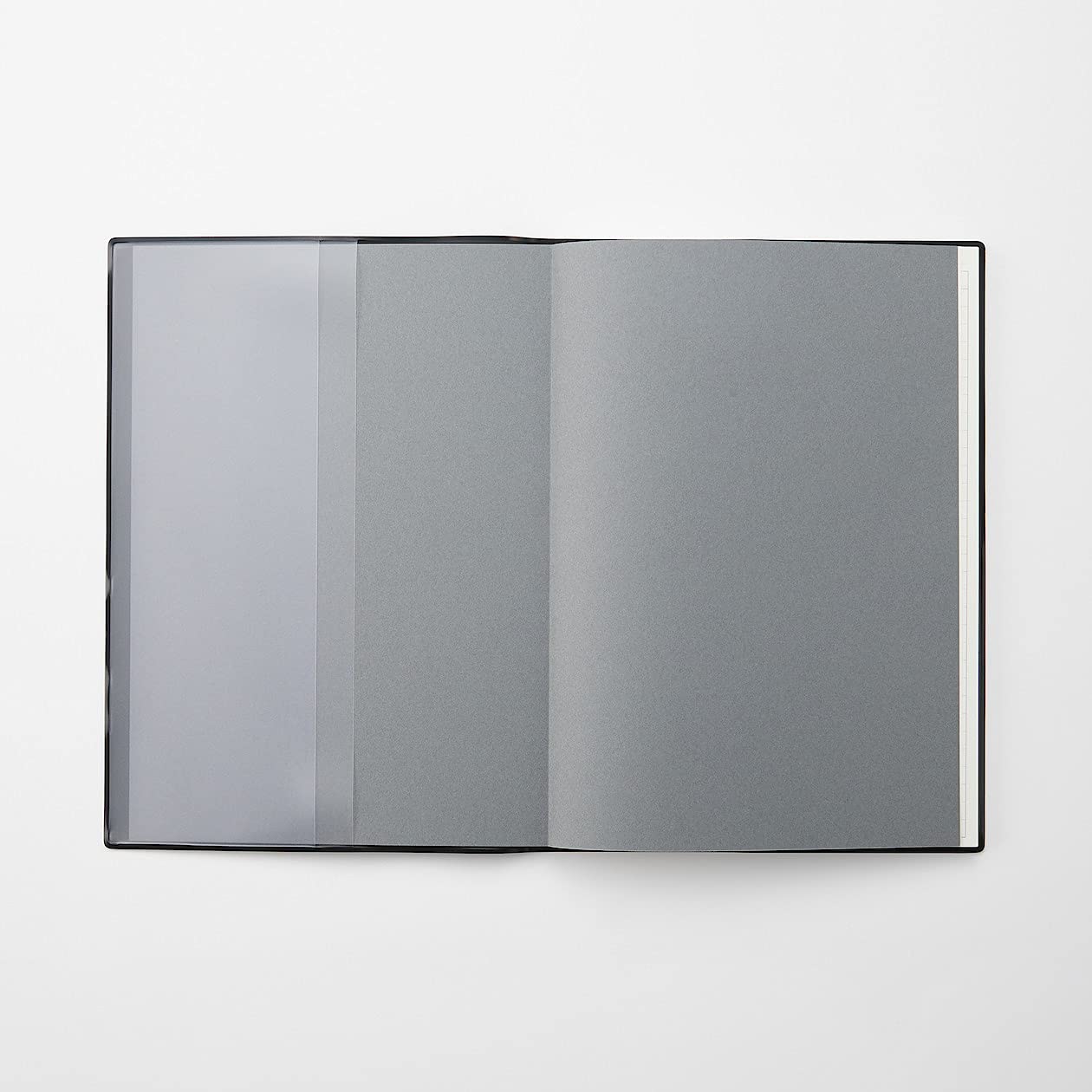 MUJI Monthly/Weekly Schedule Book 2022 B5 Size Dark Gray Beginning December 2021 Polyvinyl Chloride Cover Planner Scheduler