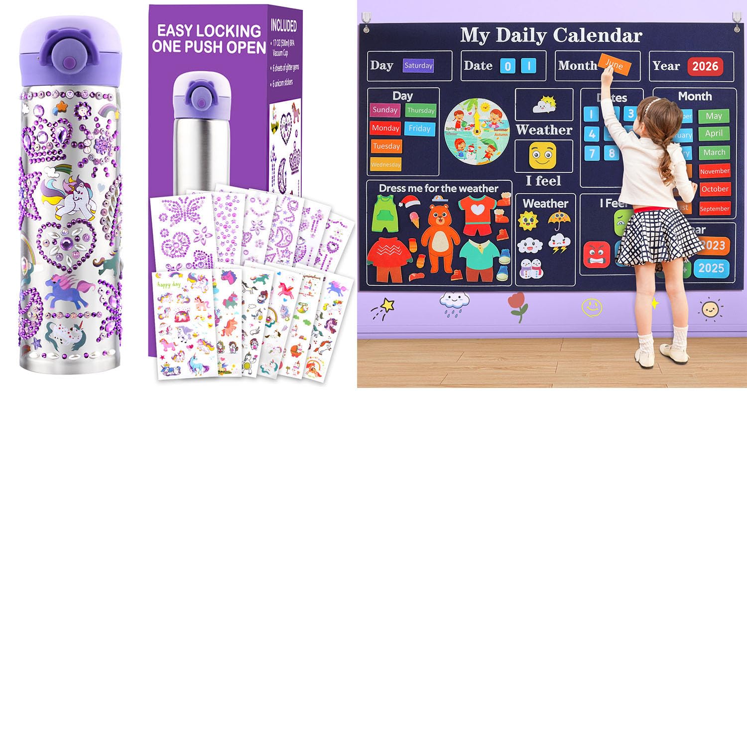 School Supplies for Kids, Preschool Classroom Must Haves, Arts and Crafts for School, Birthday Gift & Toys for Kids