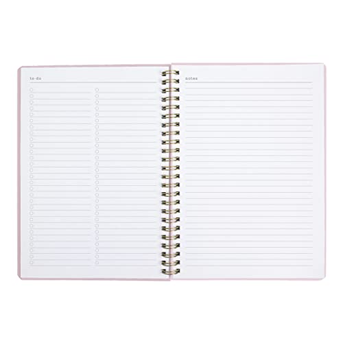 Letts Celebrate Weekly/Monthly Planner, 12 Months, January to December, 2024, Gold Twin-Wire Binding, A5 Size, 8.25" x 5.875", Multilingual, Rose (C082185-24)