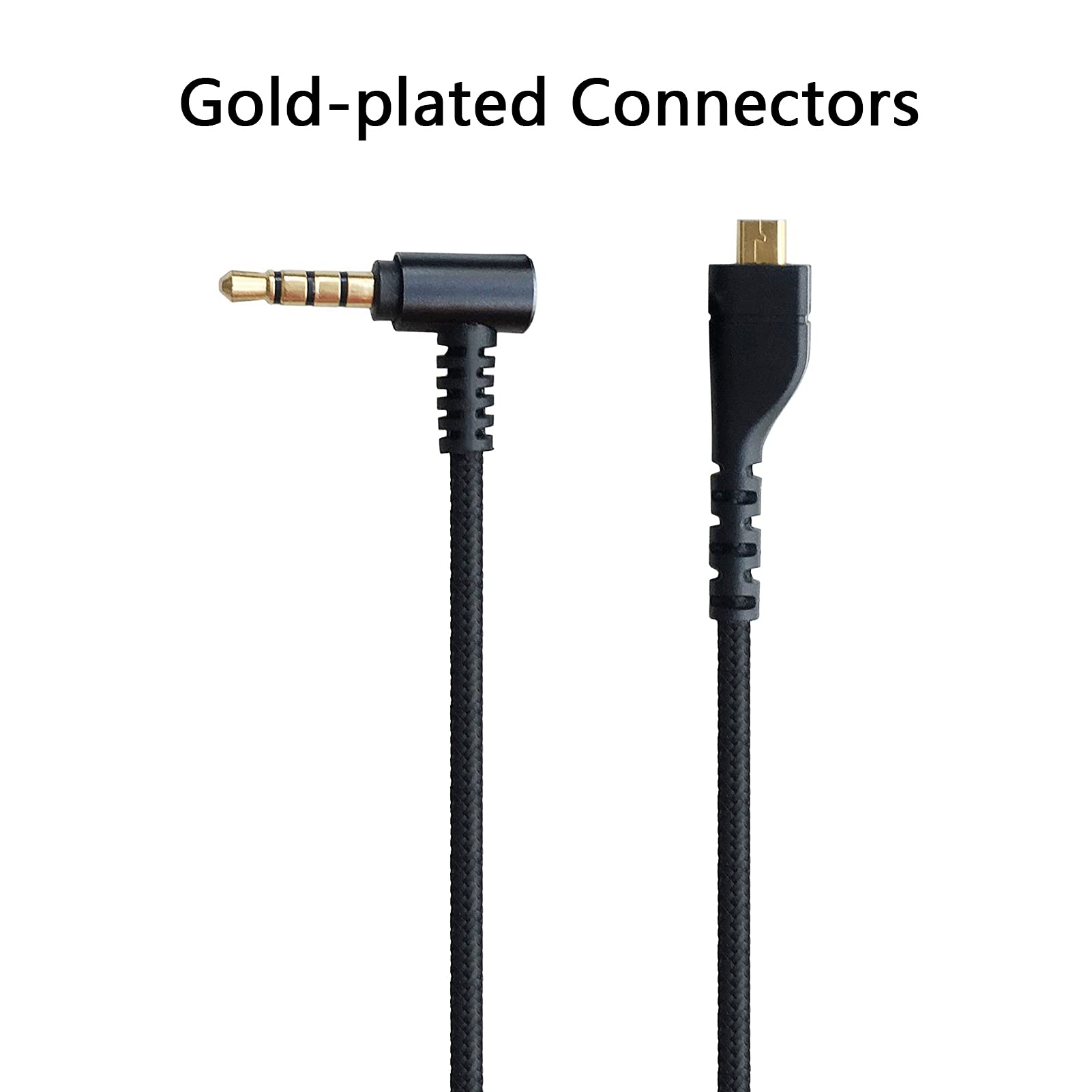 Meijunter Replacement Inline Mute Cable Compatible with SteelSeries Arctis 3/Arctis 5/Arctis 7/Arctis Pro Gaming Headset - Remote Volume Control Cord