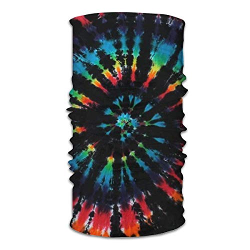 Keceur Tie Dye Bandana Face Mask, Dustproof Face Cover Windproof Reusable Motorcycle Scarf for Fall Winter Breathable Neck Gaiter Balaclava for Men Women