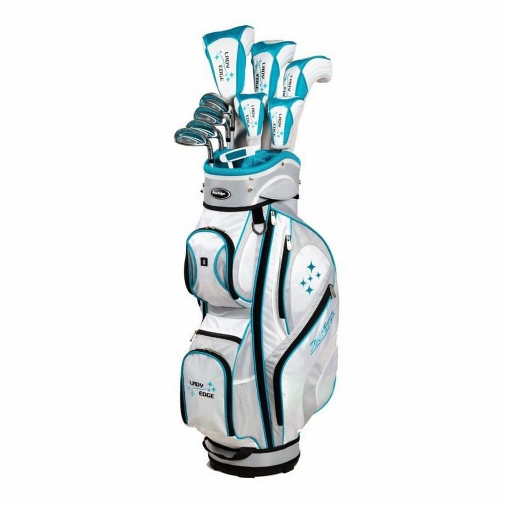 Lady Edge Complete Set Turquoise/White (Standard Length, Left Hand)