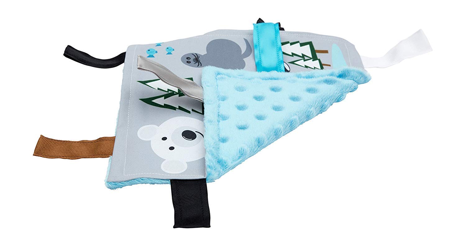 The Learning Lovey Water Baby Ocean Animals Crinkle taggy Sensory Toys Gift Set