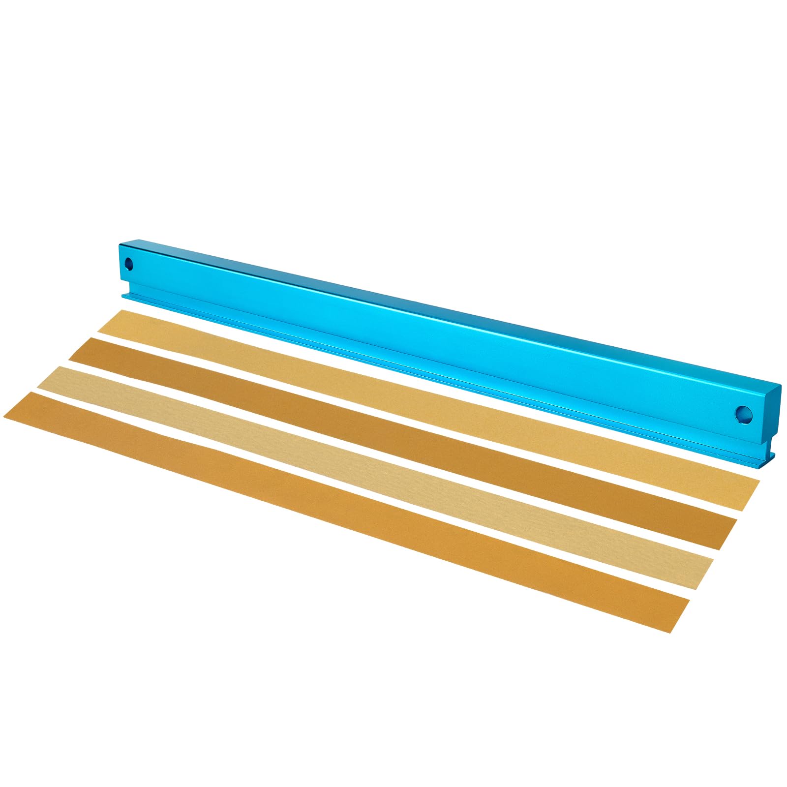 Meideal Guitar Fret Leveling Beam, Aluminum Fret Understring Leveler Leveling Sanding File Bar, Pro Luthier Repair Tool for Guitar & Bass (16 inch)