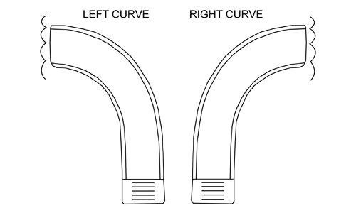 S.R. Smith 688-209-58123 TurboTwister Right Curve Pool Slide, Sandstone