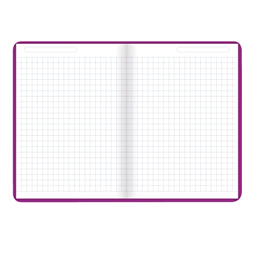 Letts of London Dazzle Academic Weekly Planner, August 2023 to July 2024, Week-to-View, Sewn Binding, Multilingual, A5 Size, 8.25" x 5.875", Purple (C031116-24)