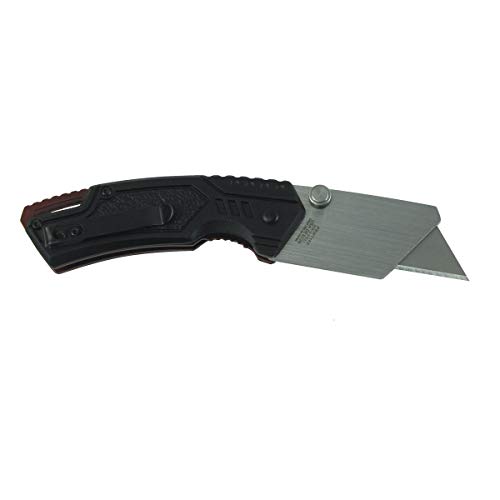 TG,LLC Treasure Gurus Firefighter Folding Box Cutter Pocket Knife Utility Razor Blade Tool Fireman Fire Dept Gift
