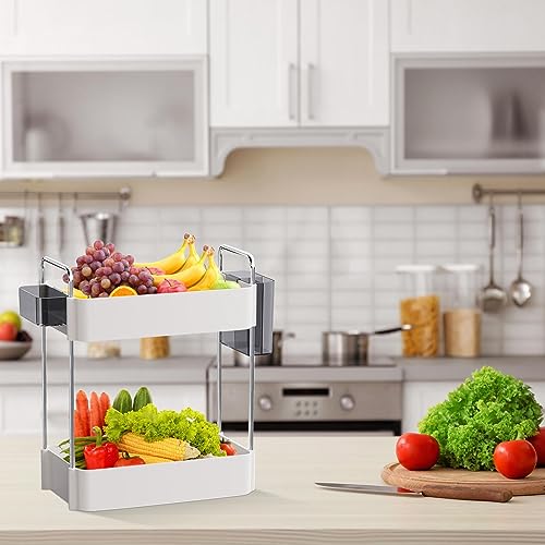 Undersink Organizers, Tainless Under Sink Organizer Shelf With Hooks, Under Sink Storage Kitchen Organiser, Bathroom Counter Organization, Under Sink Organiser Kitchen, Pull Out Medicine Cabinet