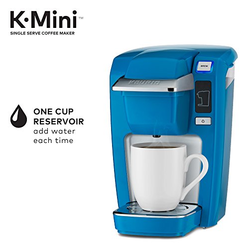 Keurig K15 Coffee Maker, Single Serve K-Cup Pod Coffee Brewer, 6 to 10 oz. Brew Sizes, True Blue