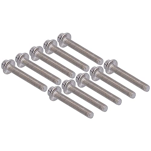 Screw Assortment, M5 10/12/16/20/25/30/35/40mm Screw Kit for Worker for Hex Bolts for Machinery Industry for Handyman(M5*35)